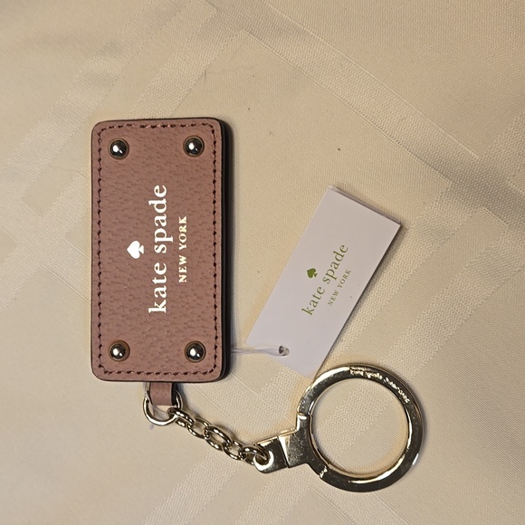 kate spade | Accessories | Kate Spade Leather Key Fob With Mirror ...